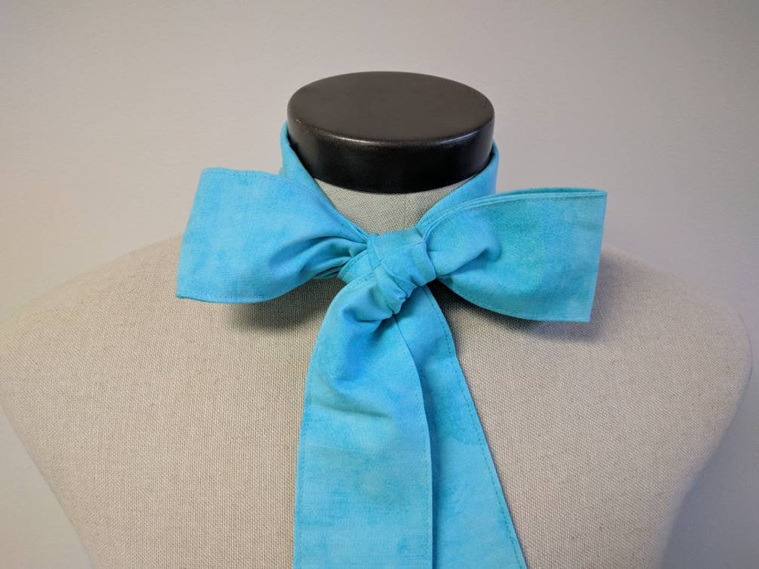 Upcycled Steampunk Clothing, Joker Bow Tie - Handmade Turquoise Cotton ...