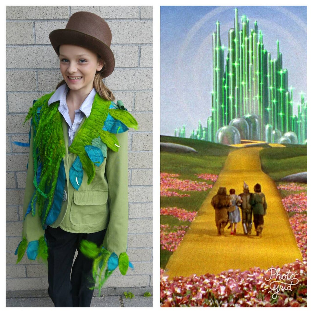 Upcycled Steampunk Clothing, Wizard of Oz Jacket, Upcycled Green Jacket ...