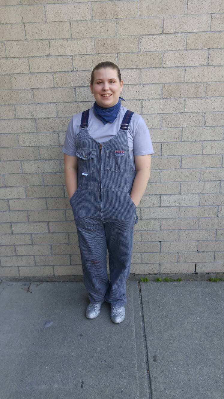 Upcycled Clothing, Upcycled Wizard of Oz Costume, Hickory Farmhand ...