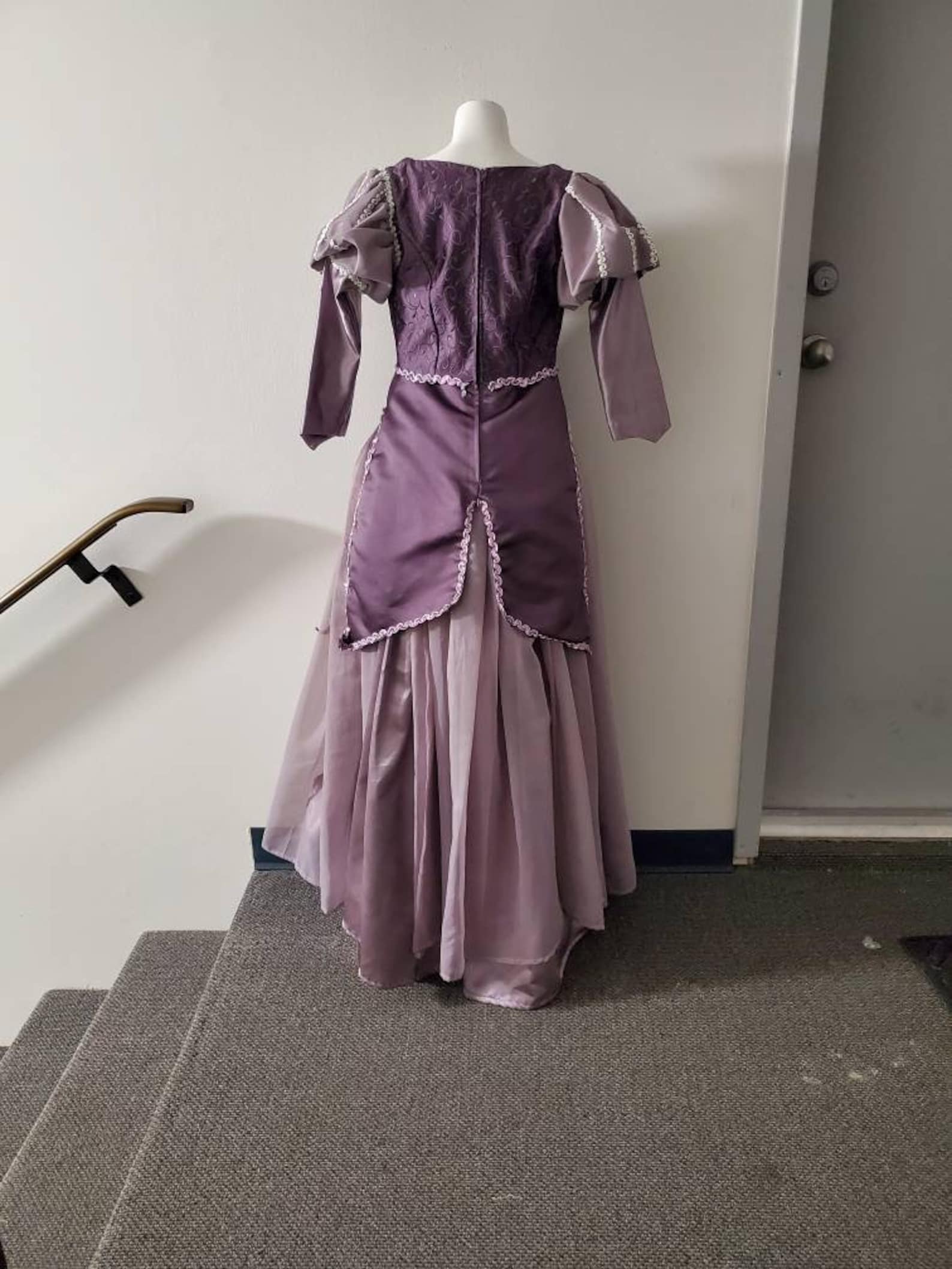 Vintage Dance Costume, Purple Dance Costume, Edwardian Style Dusty ...