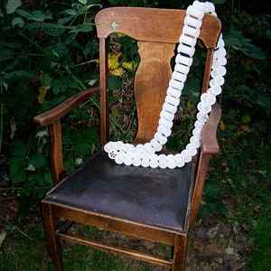 Upcycled Steampunk Clothing, Thread Spool Bandolier, Mad Hatter Costume ...