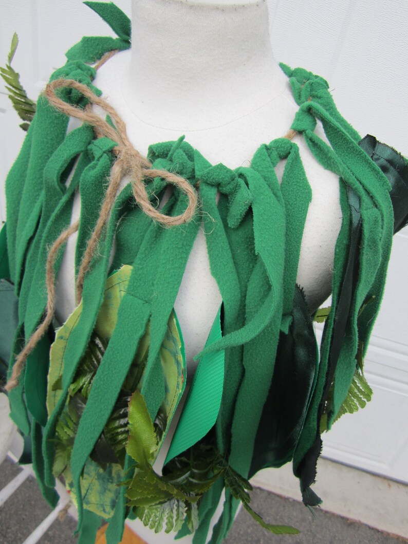 Upcycled Clothing Jungle Costume Jungle Cape and Headpiece | Etsy
