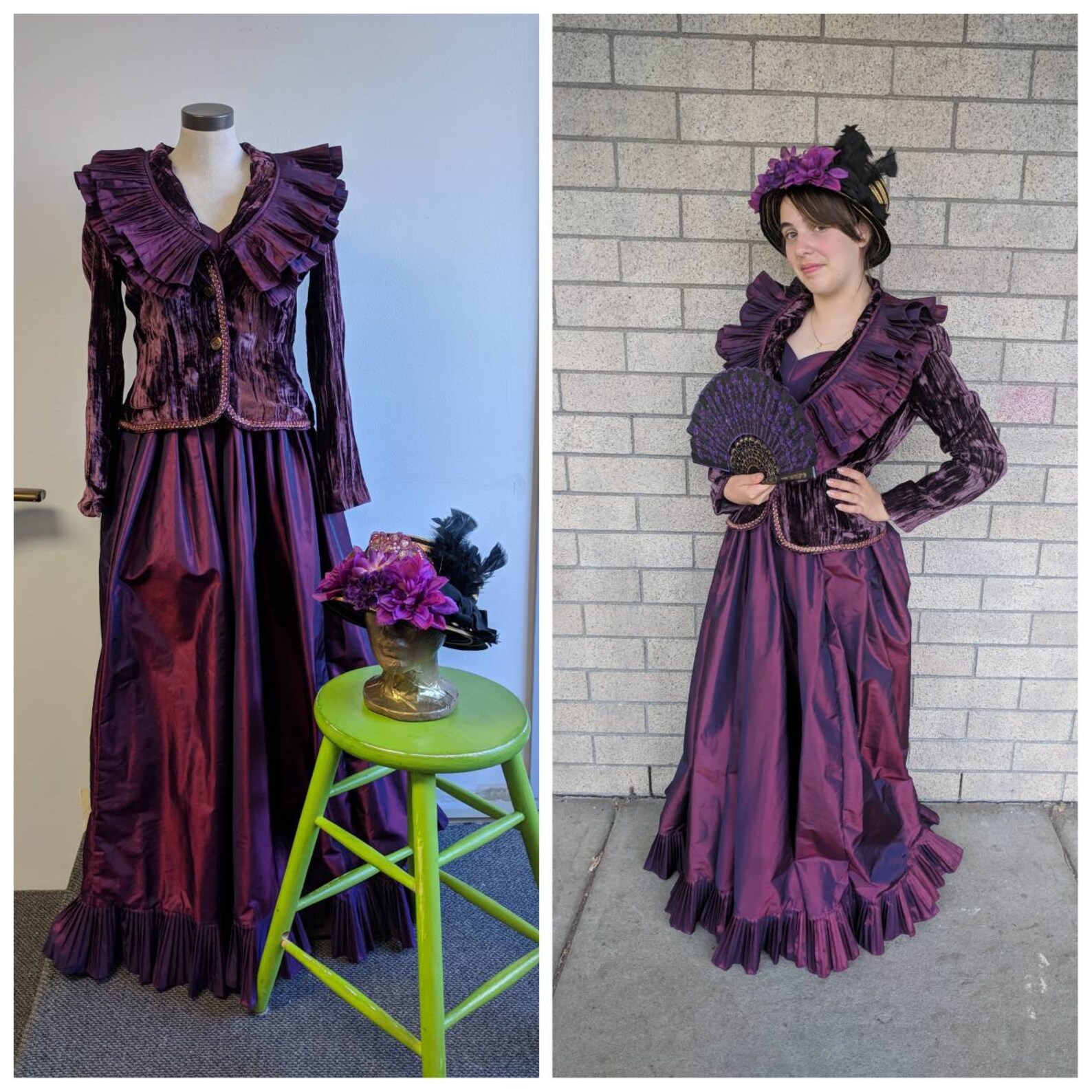 Upcycled Steampunk Clothing Mrs Squires Costume Musical - Etsy