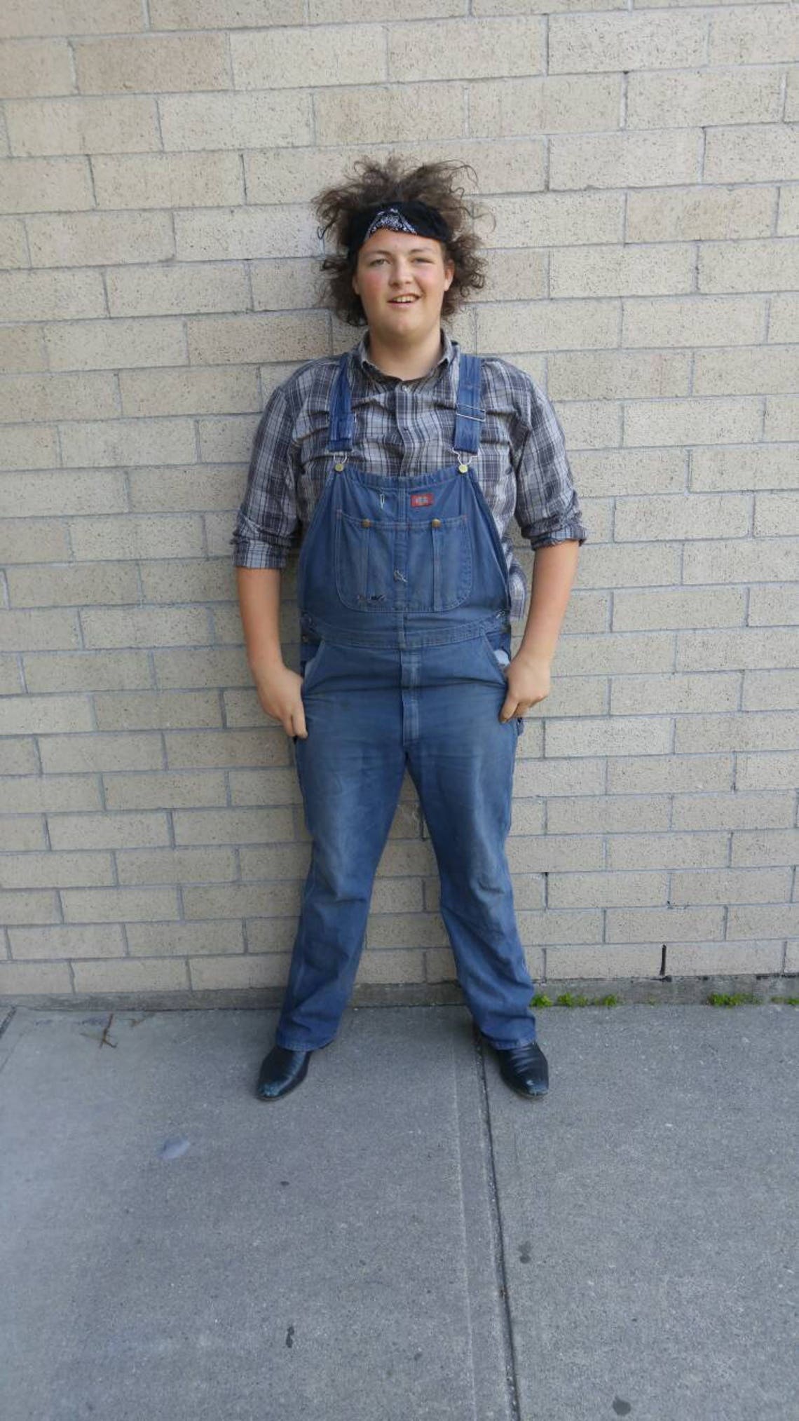 Upcycled Clothing, Upcycled Wizard of Oz Costume, Zeke Farmhand Costume ...