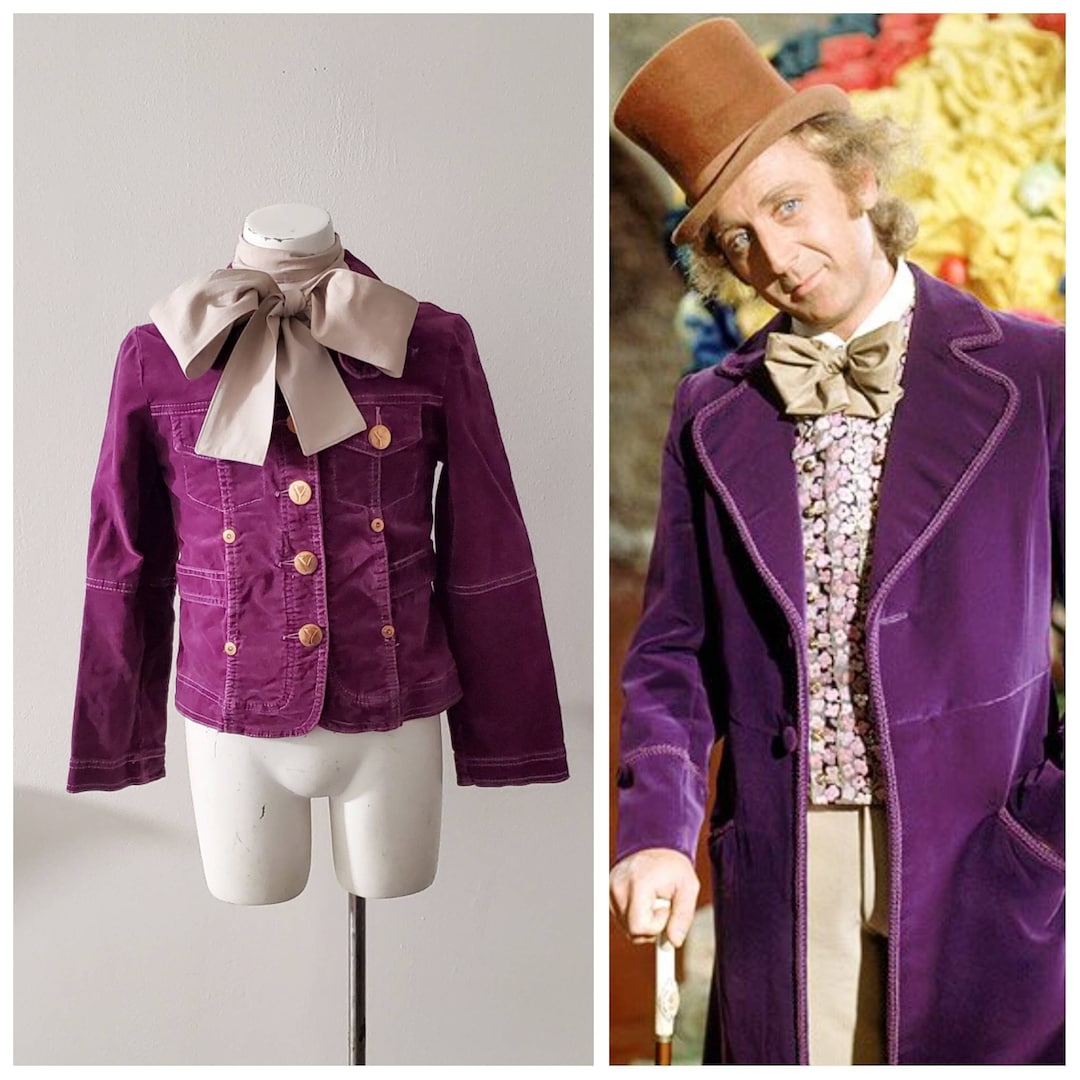 Upcycled Willy Wonka Costume Gene Wilder Charlie and the Chocolate ...