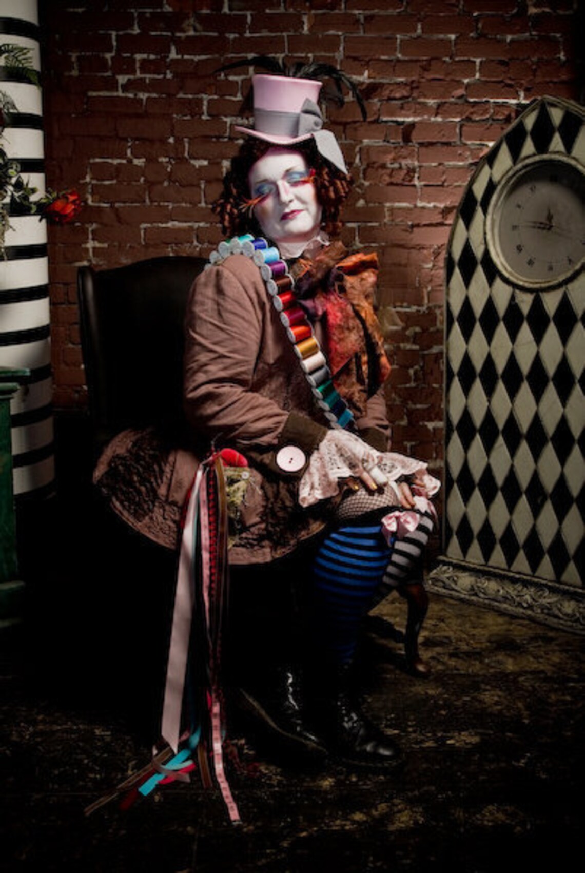 Upcycled Steampunk Clothing Shirt Collar and Cuffs Grey Plaid - Etsy