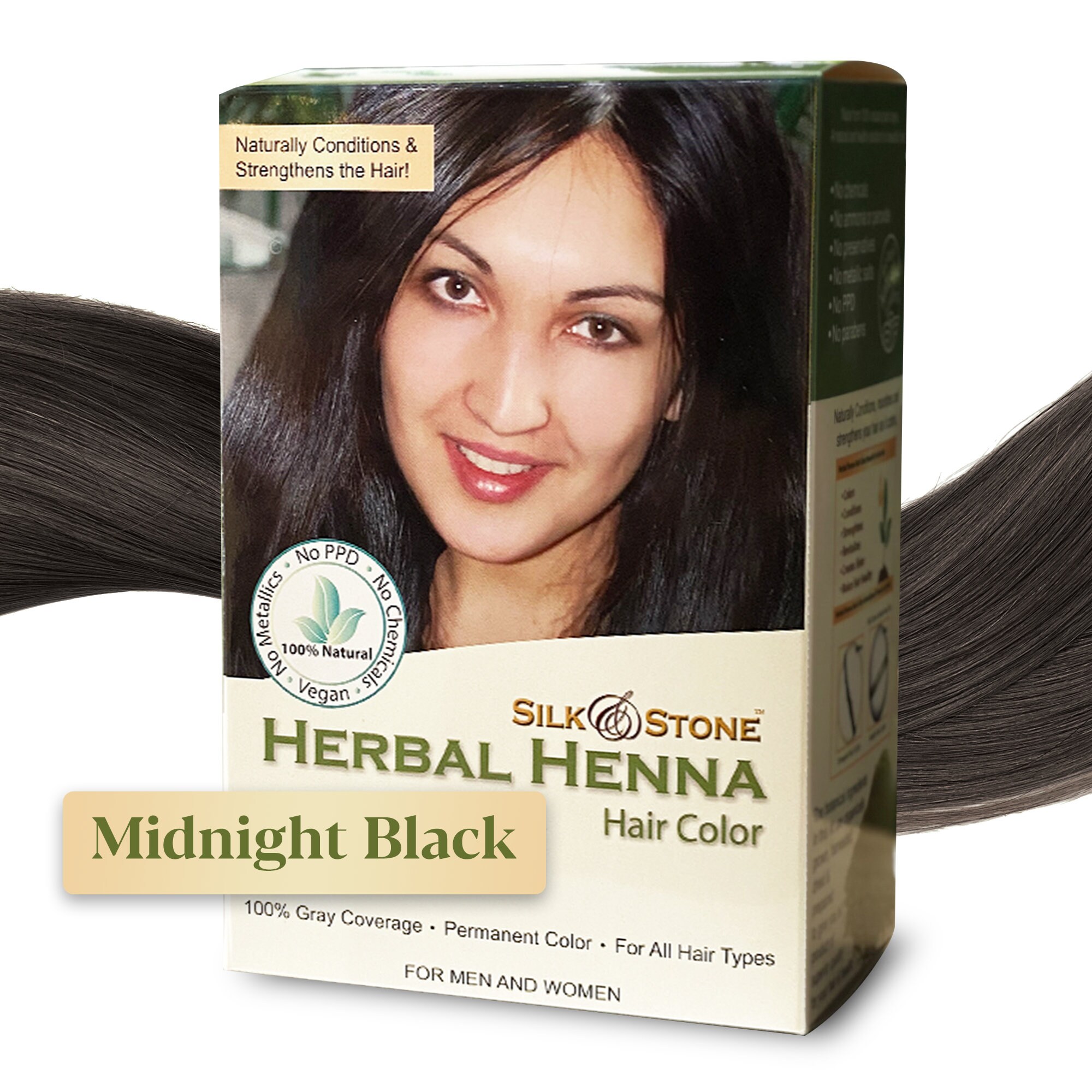 Midnight Black Hair Color
