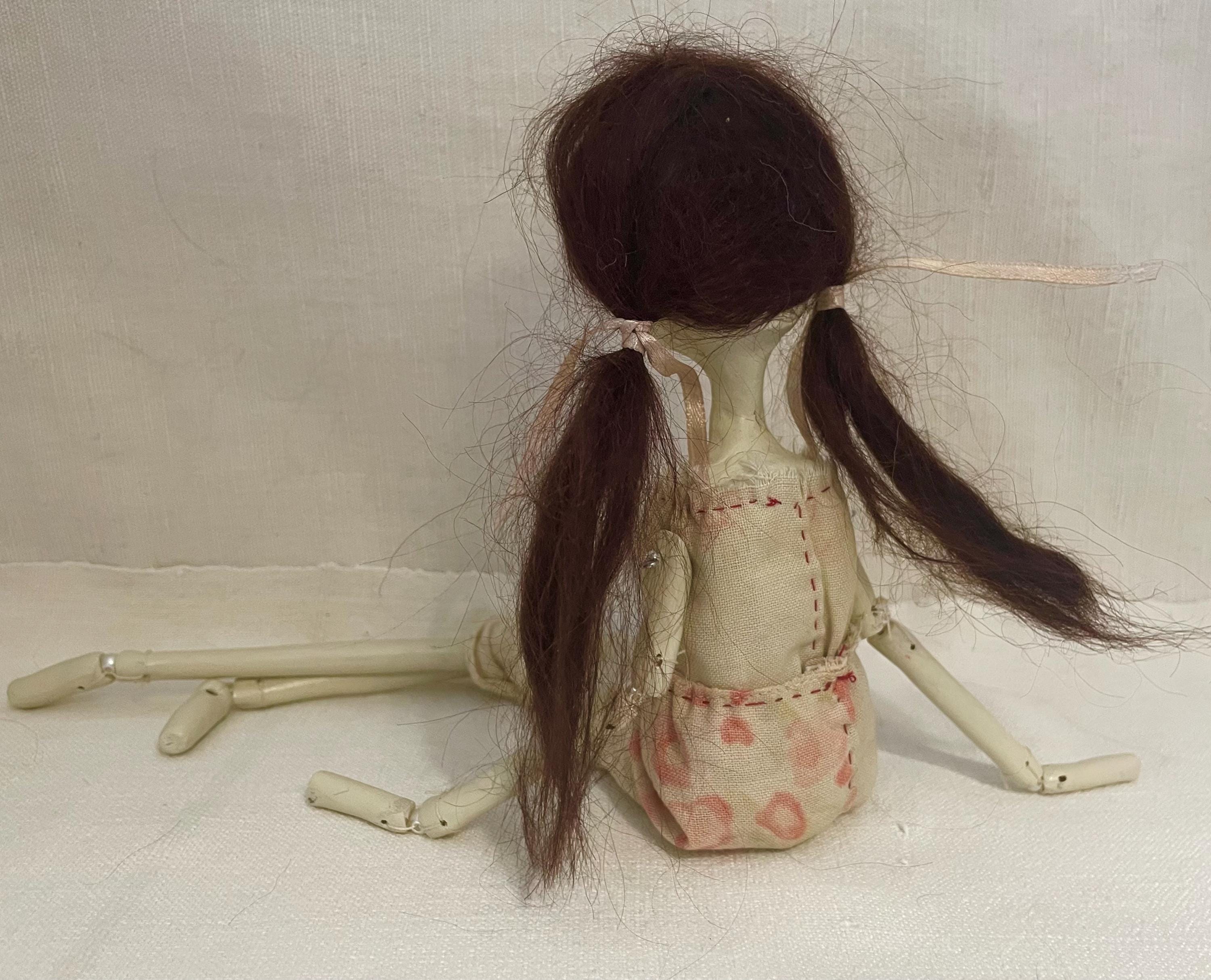 Bespoke, Handmade, Clay Art Doll With Vintage Fabrics. ‘dorothy’ - Etsy