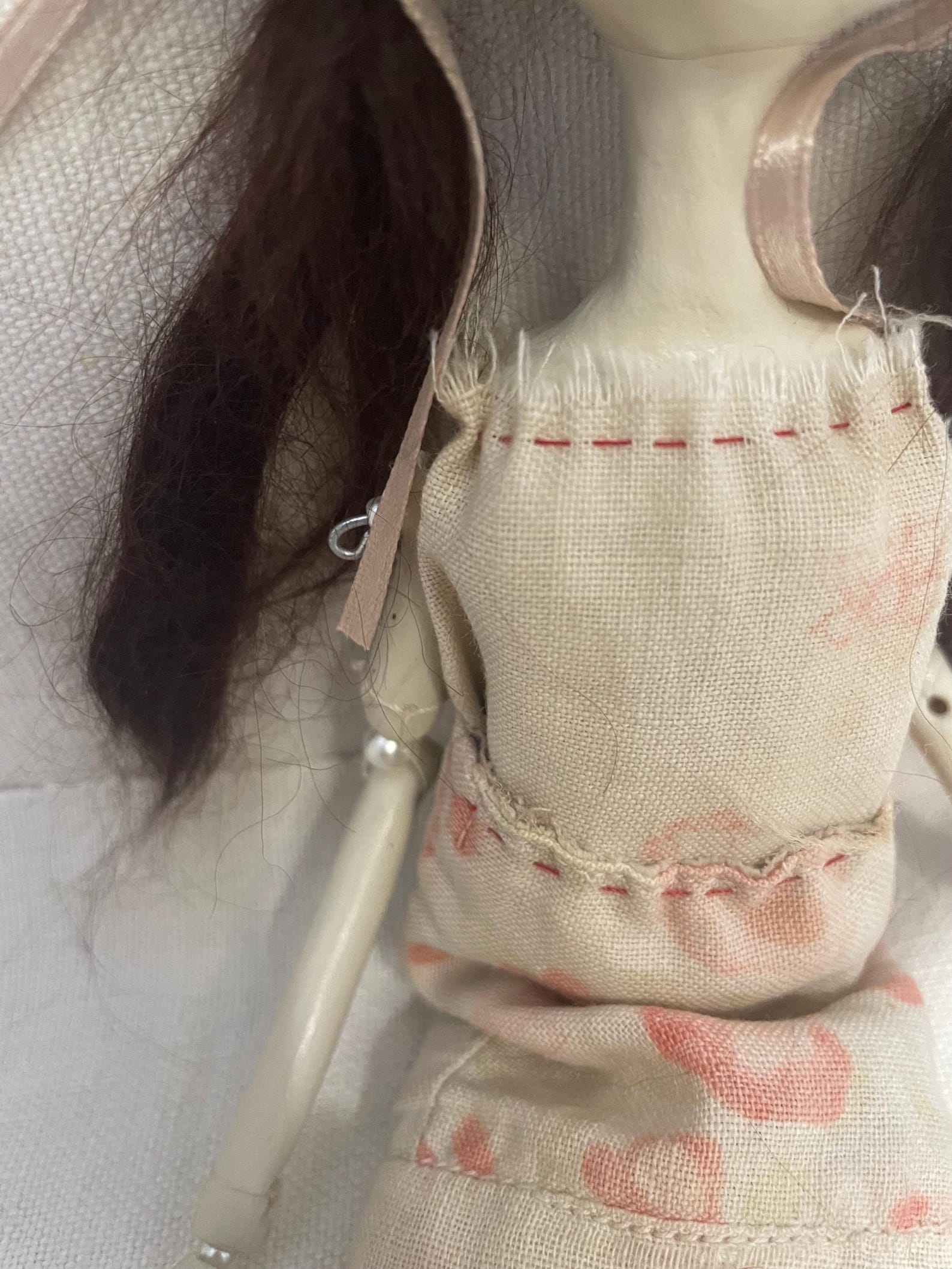 Bespoke, Handmade, Clay Art Doll With Vintage Fabrics. ‘dorothy’ - Etsy
