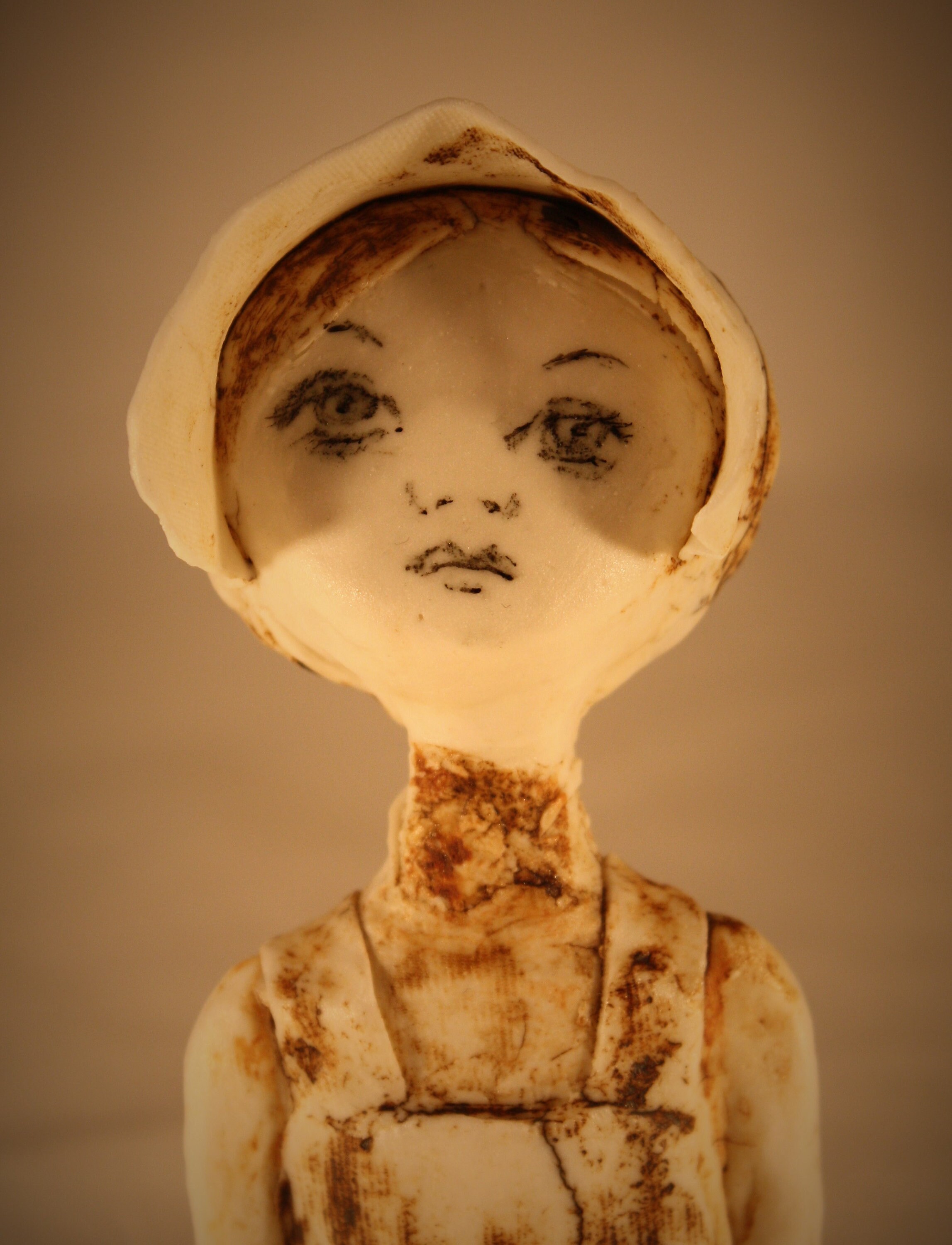 Porcelain Paper Clay Ceramic Figurine. - Etsy