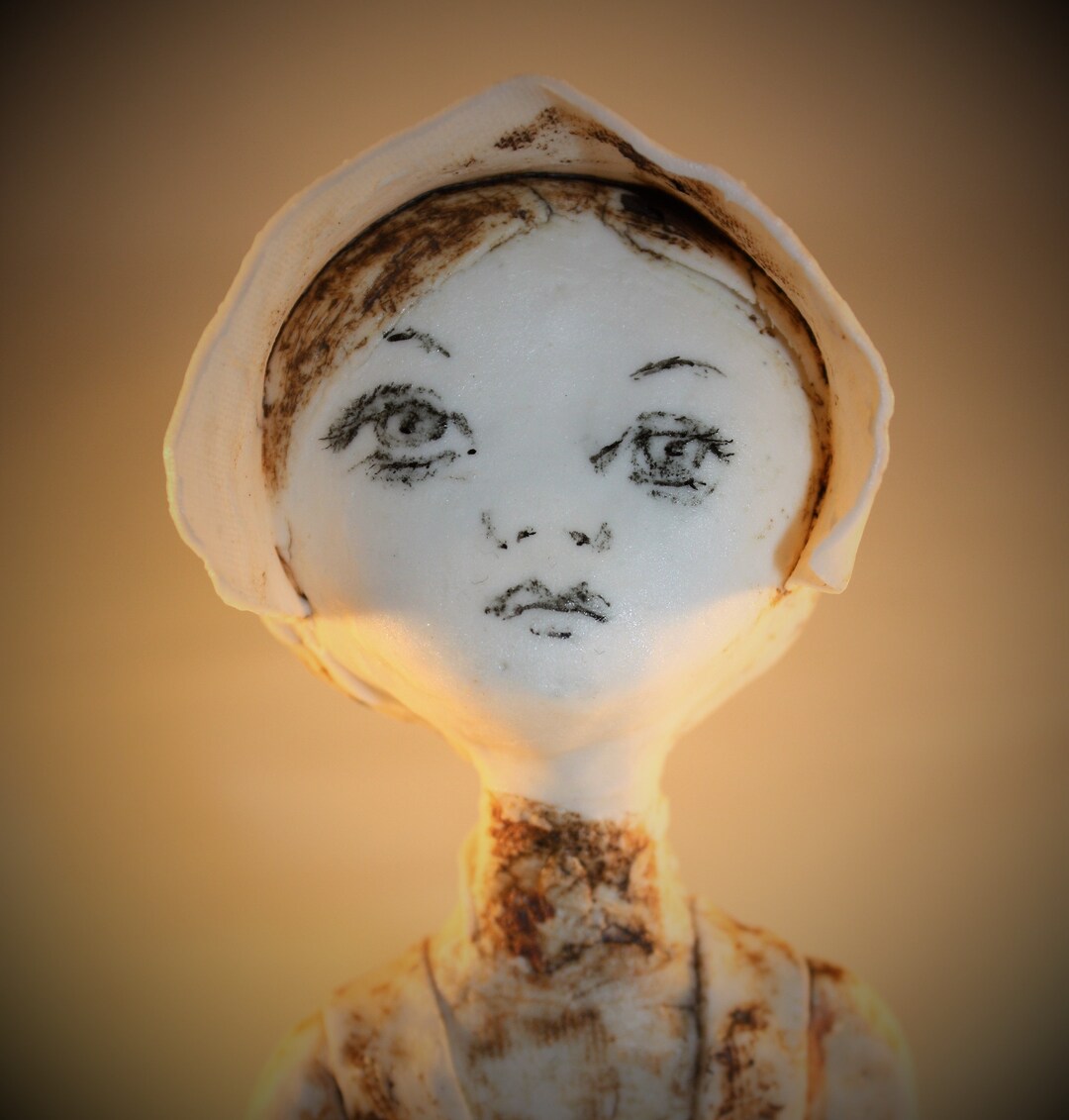 Porcelain Paper Clay Ceramic Figurine. - Etsy