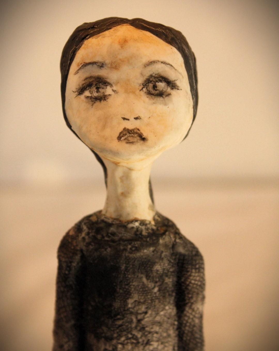 Porcelain Paper Clay Ceramic Figurine. 'idra' - Etsy