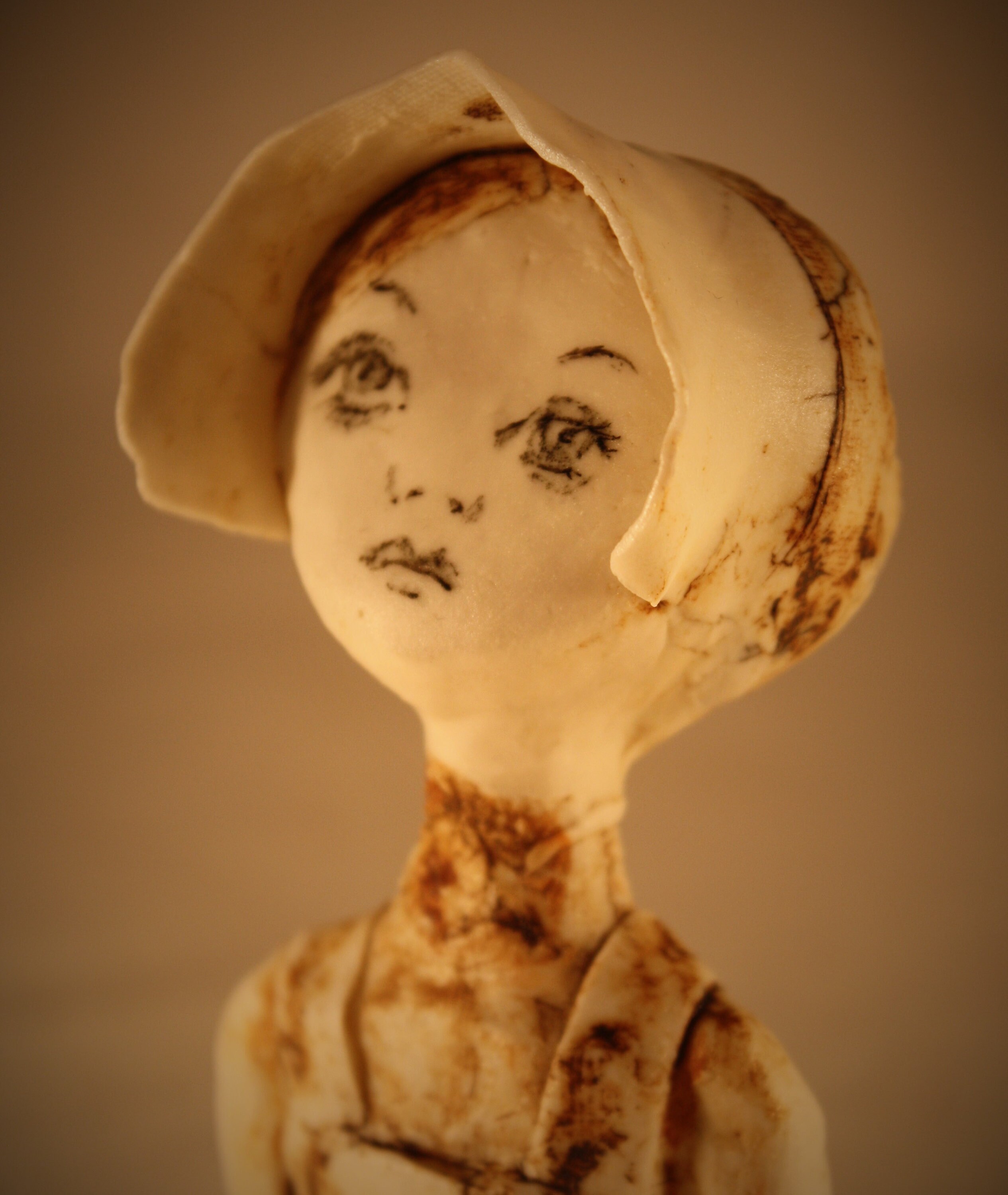 Porcelain Paper Clay Ceramic Figurine. - Etsy