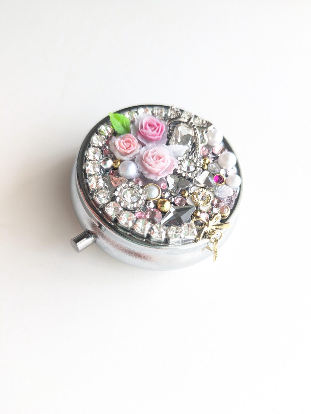 Lolita/pink Princess/ Pink Rose Pill Case, Cute Jewelry Box, Small ...