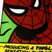 Spider-man Neon Glow-in-the-dark Handpulled Silkscreen Print - Etsy