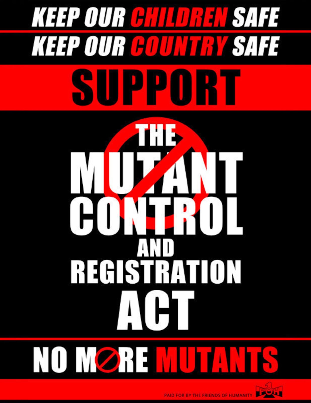 X-men Mutant Registration Propaganda Poster Print - Etsy