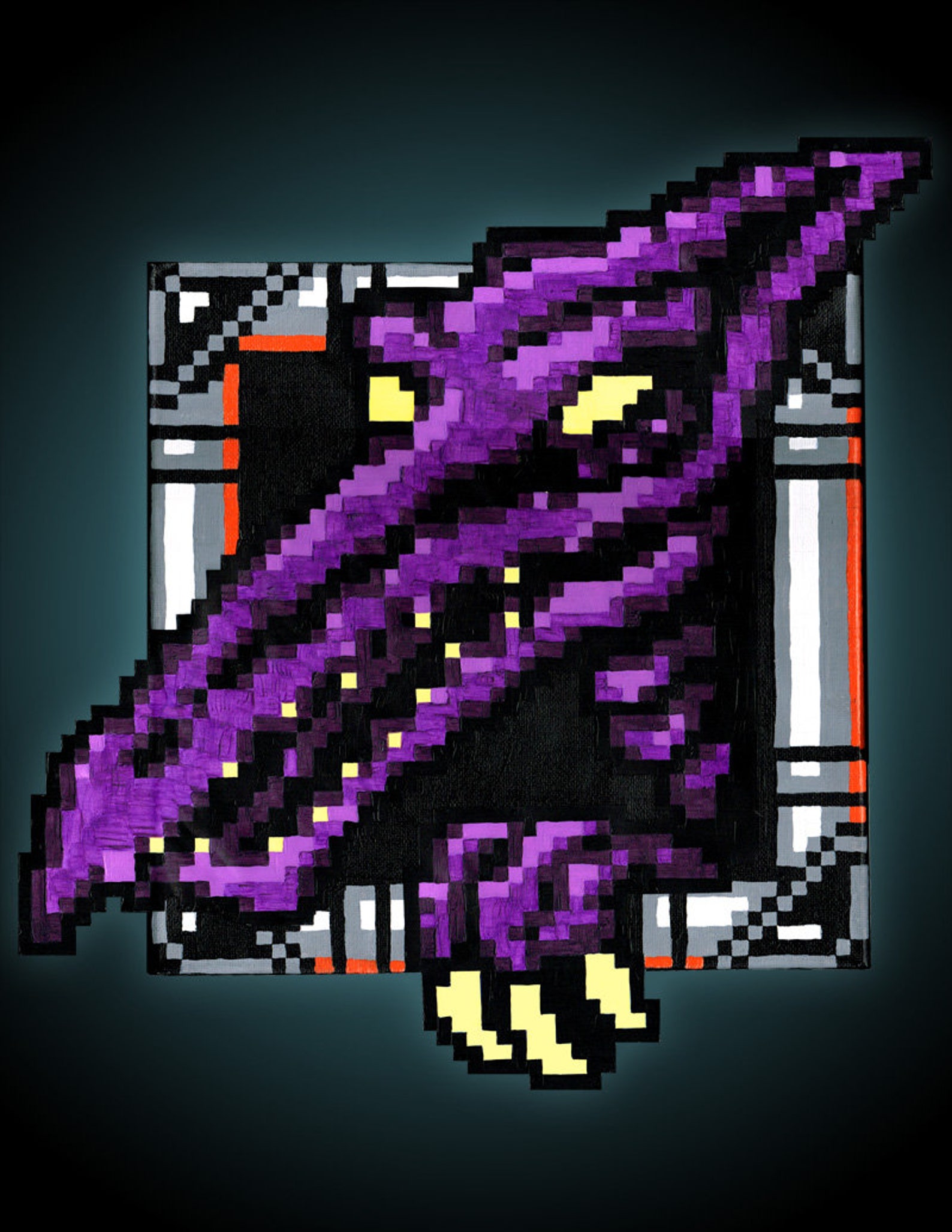 Ridley Metroid Pixel Pop Art Print - Etsy