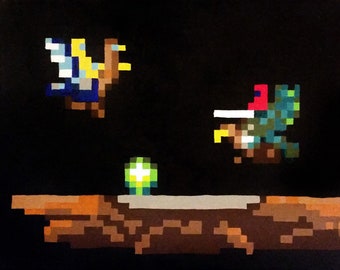 Ridley Metroid Pixel Pop Art Print | Etsy