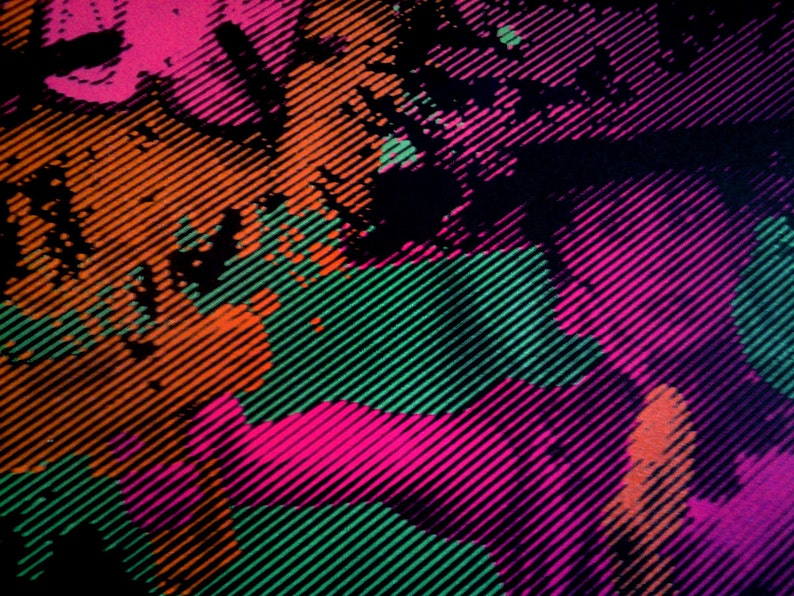 Community Paintball Neon Hand-pulled Silkscreen Print - Etsy