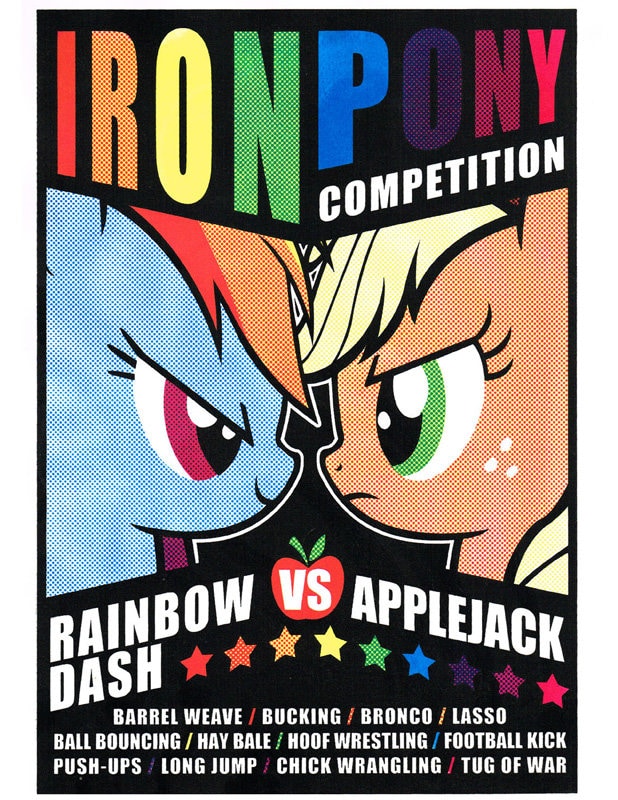 Iron Pony Poster Pop Art Print - Etsy