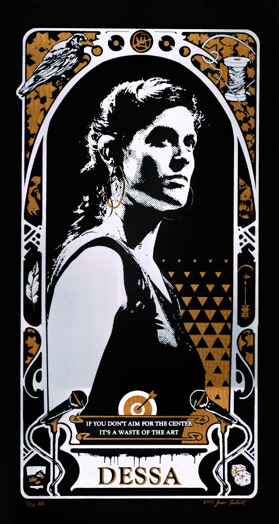 Dessa of Doomtree Handpulled Silkscreen Print - Etsy