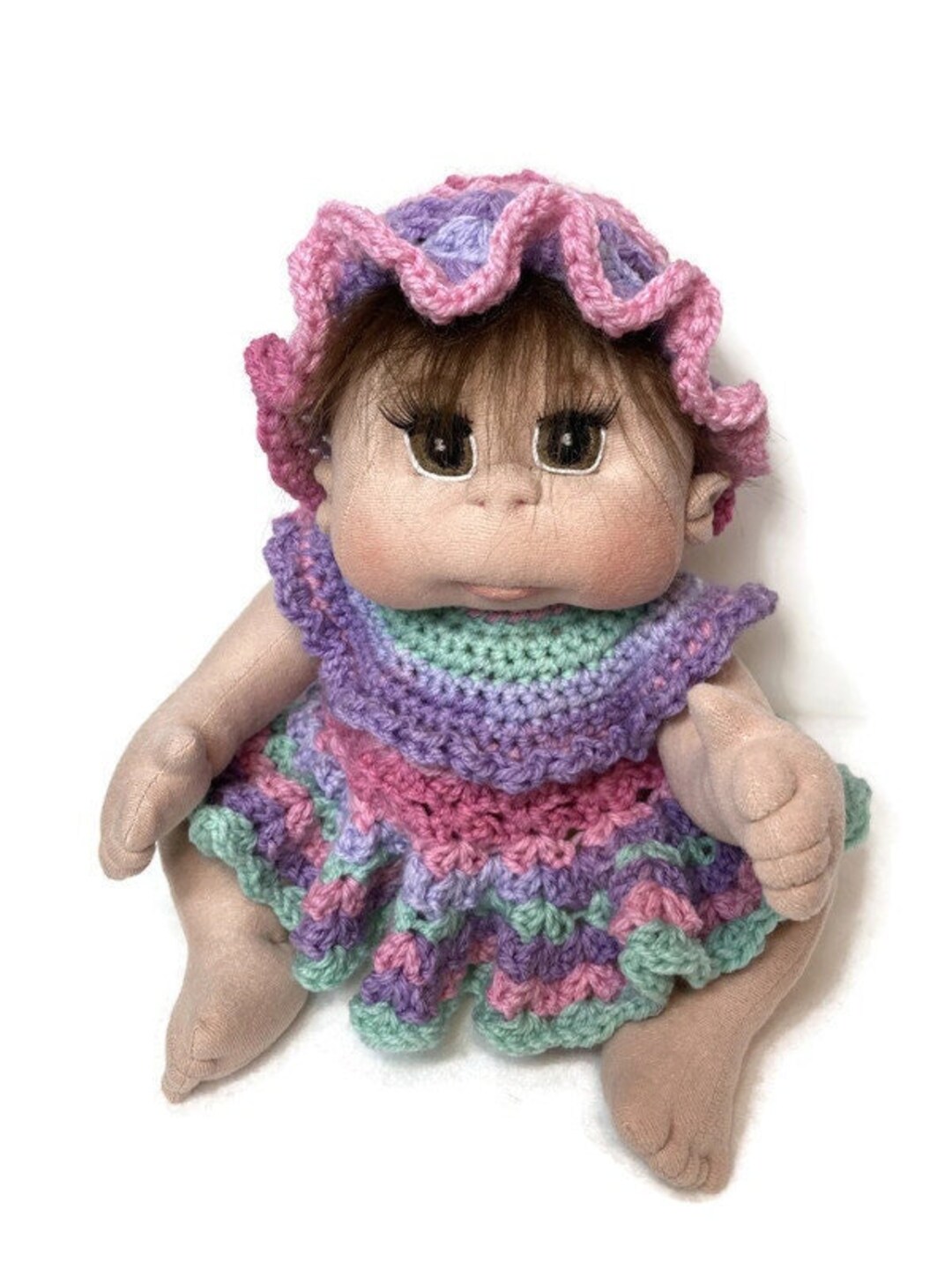 Soft Cloth Baby Doll, Soft Sculpture Doll 15 Original Design READY to ...