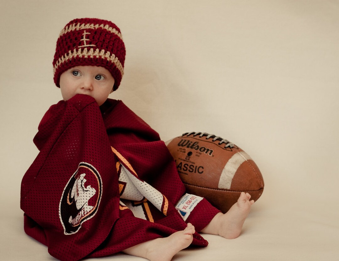 Customized Football Beanie - Etsy