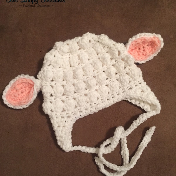 Crochet Lamb Hat - Etsy