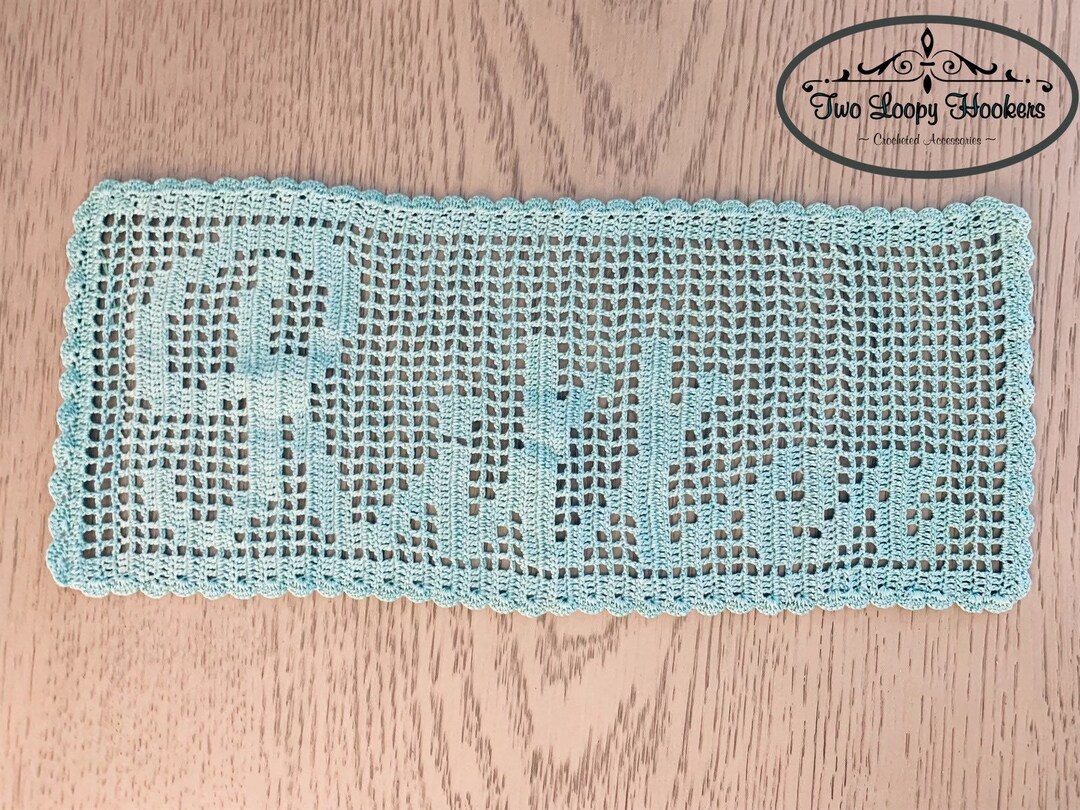 Crocheted Name Doily - Etsy
