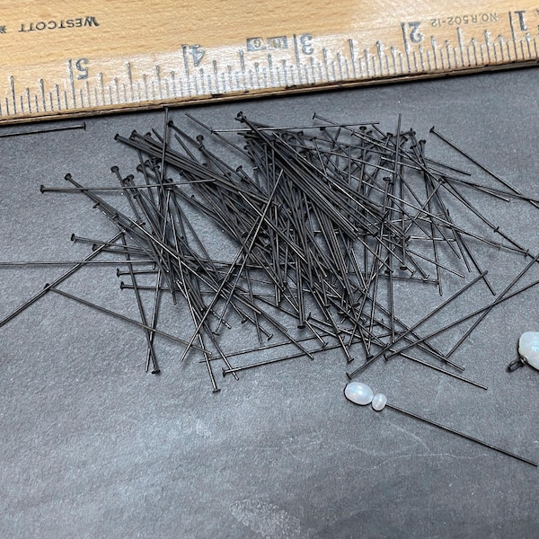 Black Head Pins - Etsy