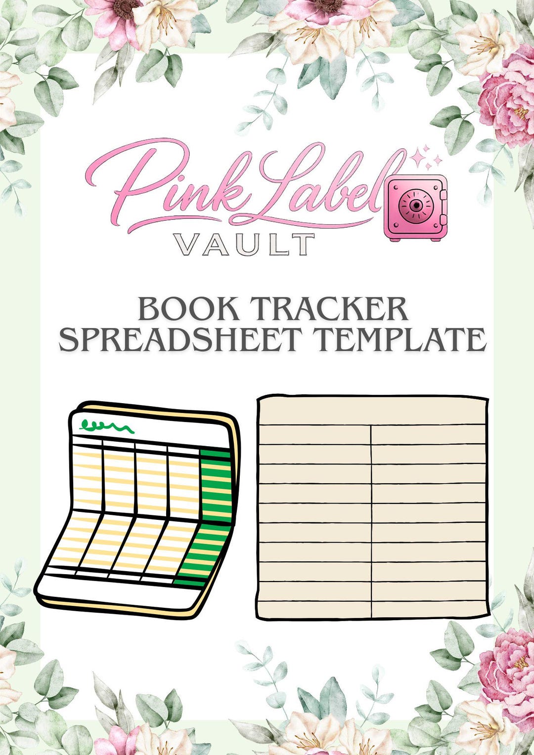 Book-tracker Spreadsheet Template | Reading Log, Book Library Tracker ...