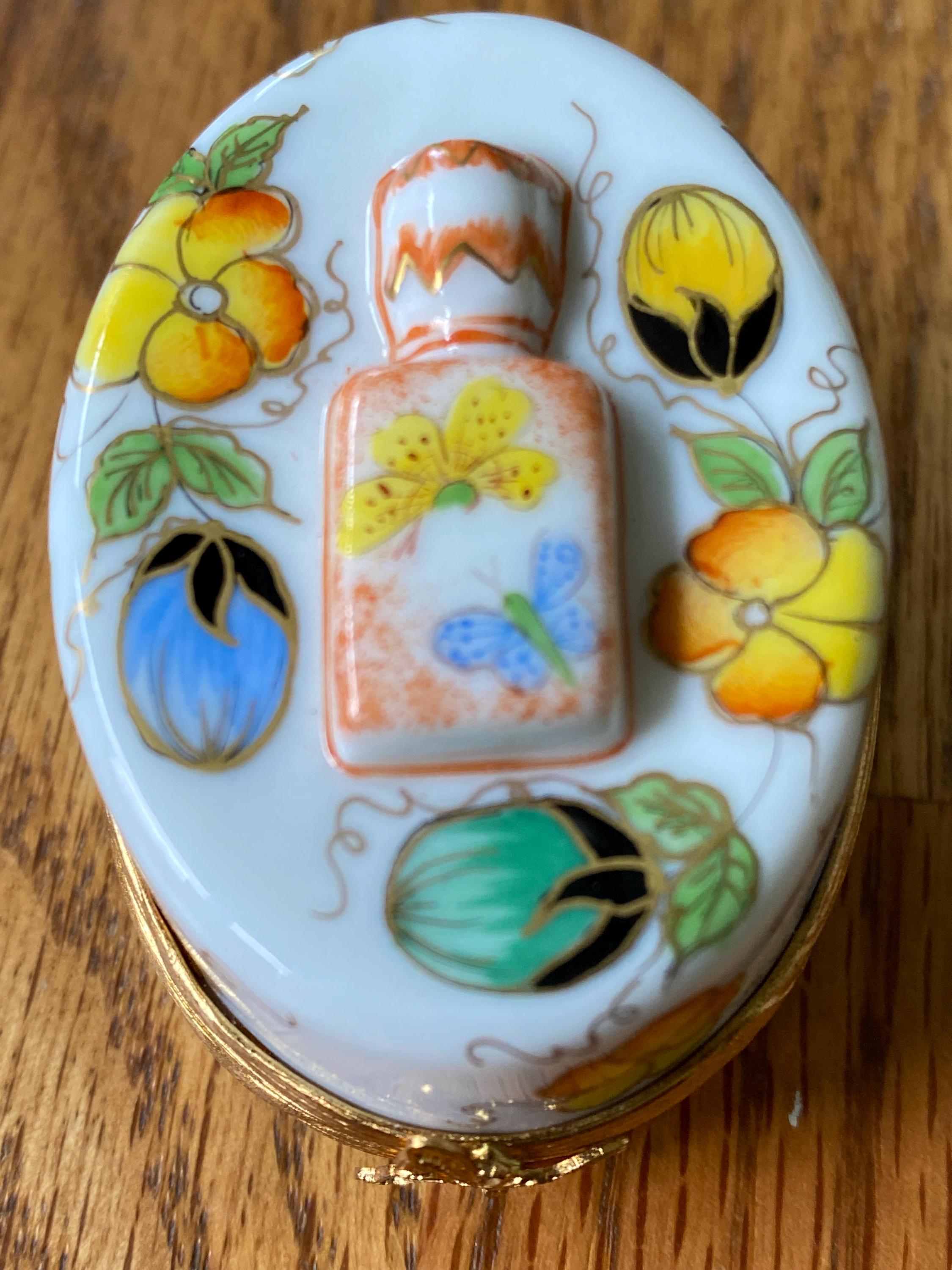 Vintage Fine Porcelain Limoges Boxes Hand Painted Made in France ...
