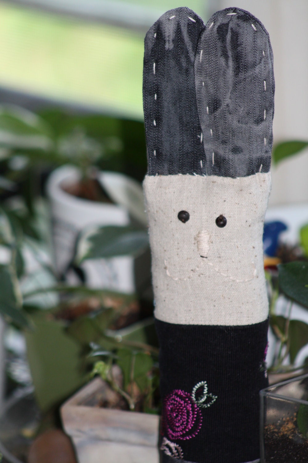 Bunny Rabbit Softie Handmade One of a Kind - Etsy