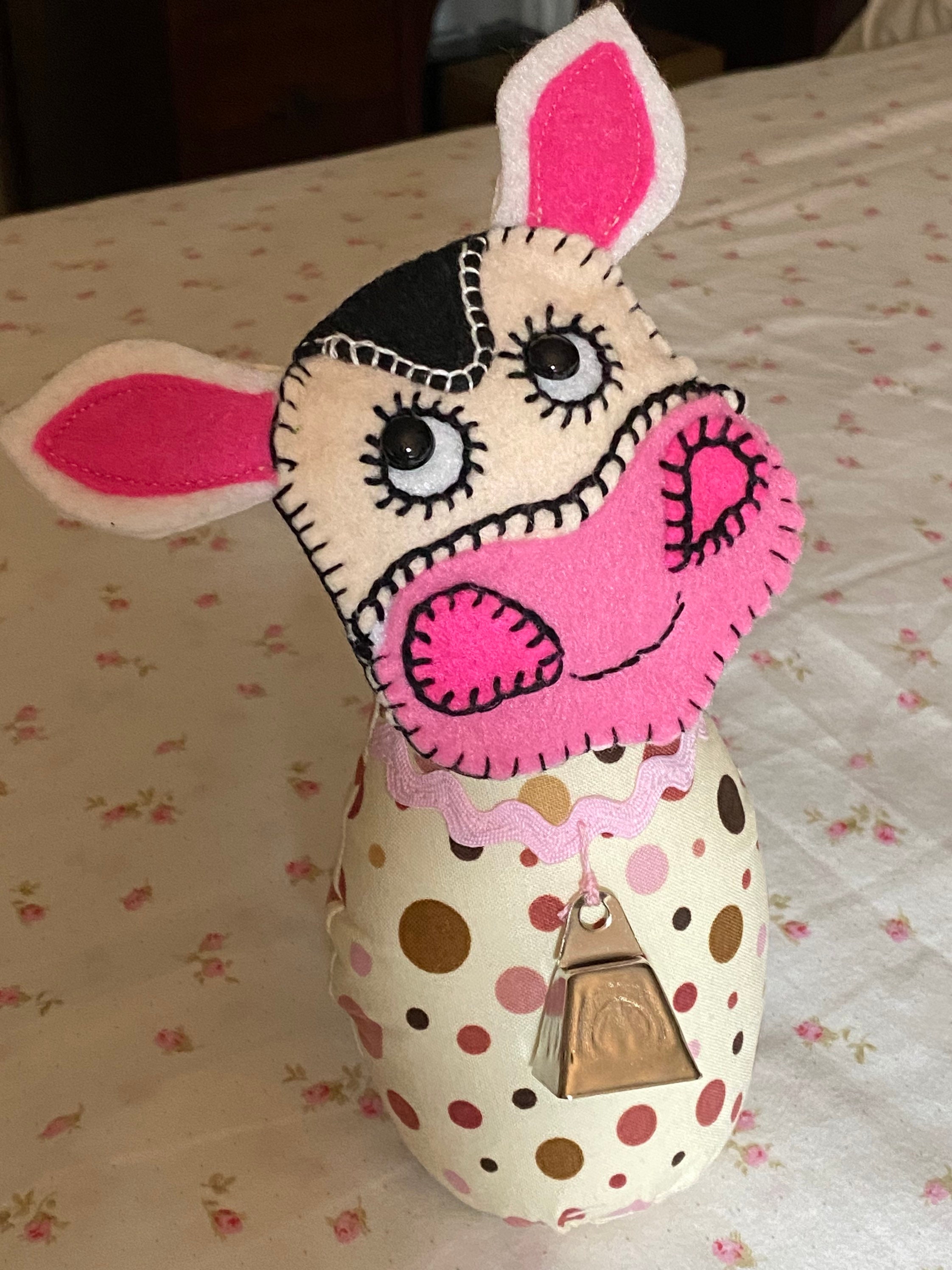 Cow Shelf Sitter Doll Lisa Pay Design OOAK Free Shipping - Etsy