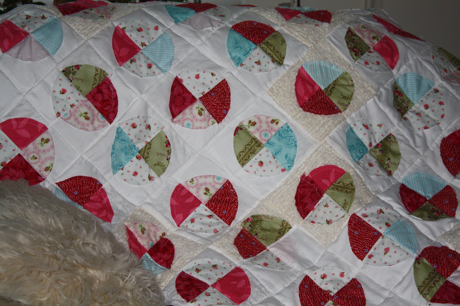 Rag Quilt Circle Design - Etsy