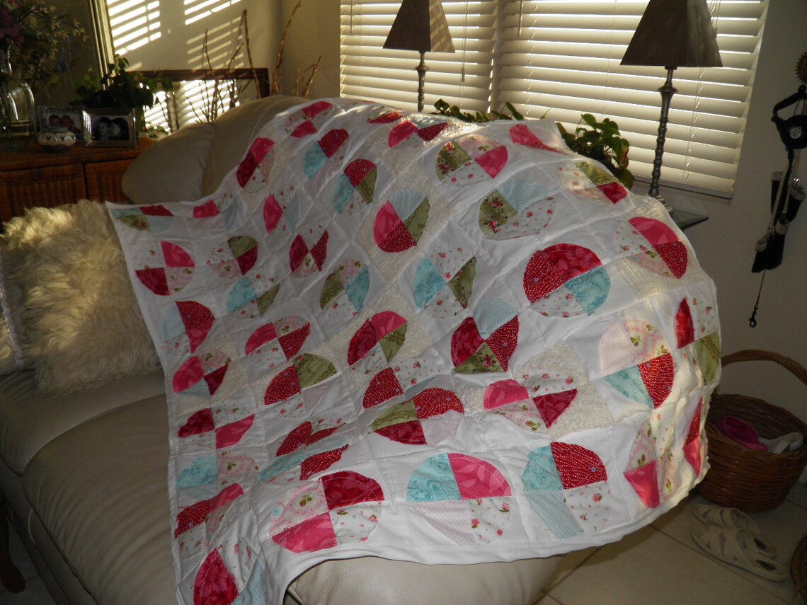 Rag Quilt Circle Design - Etsy