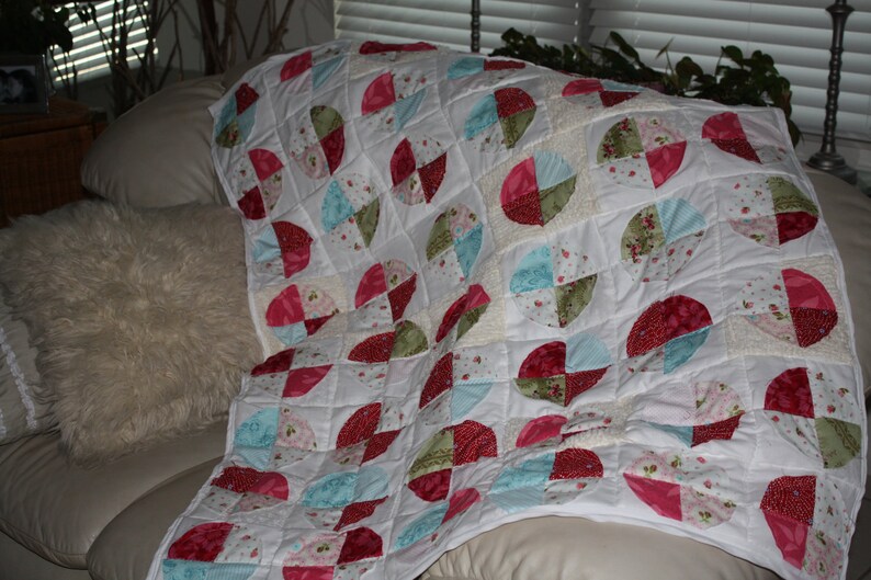 Rag Quilt Circle Design - Etsy