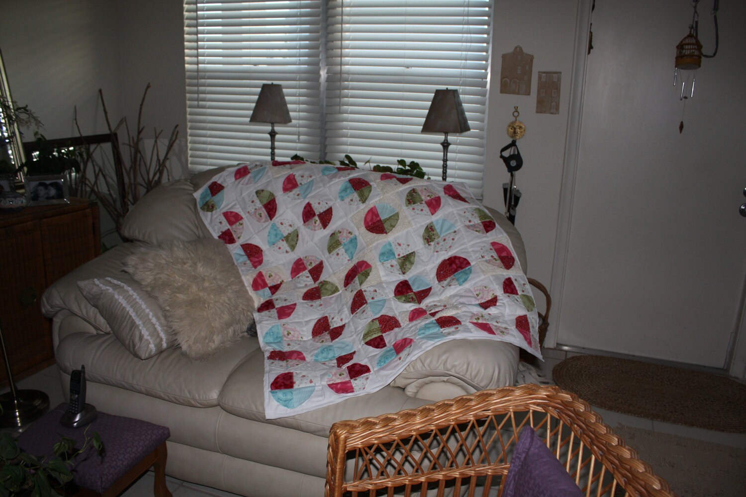 Rag Quilt Circle Design - Etsy