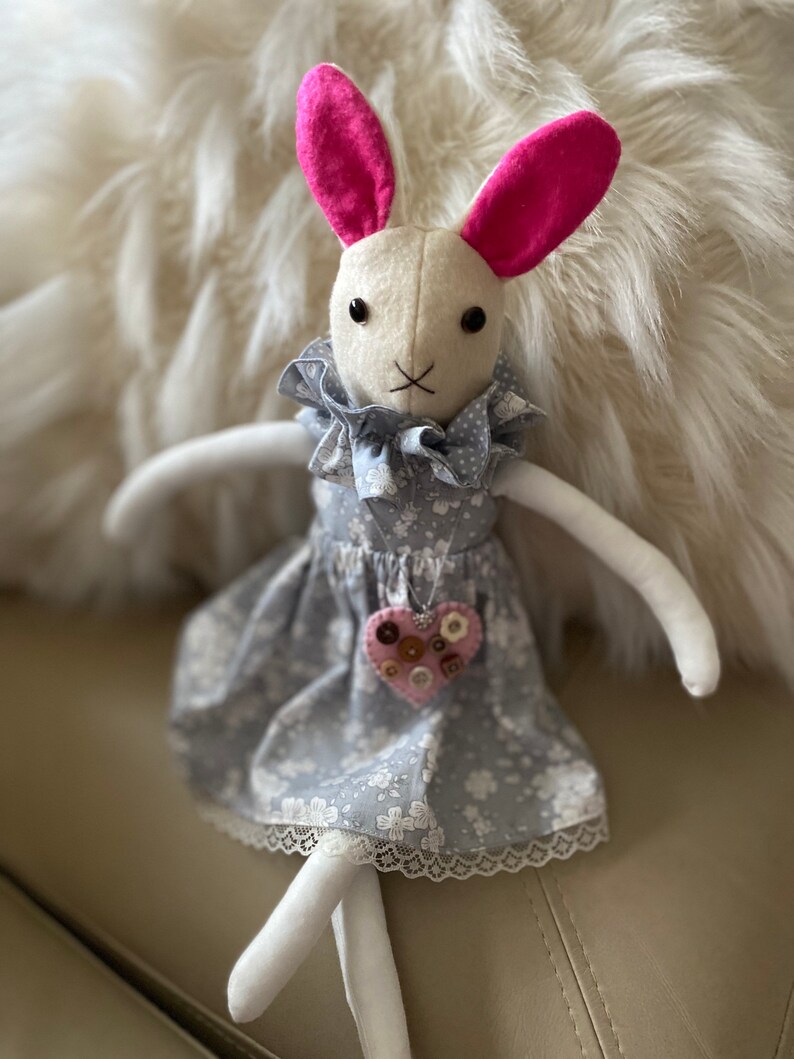 Bunny Doll OOAK Handmade With Love! Easter Rabbit Gift. Lisa Pay Design ...