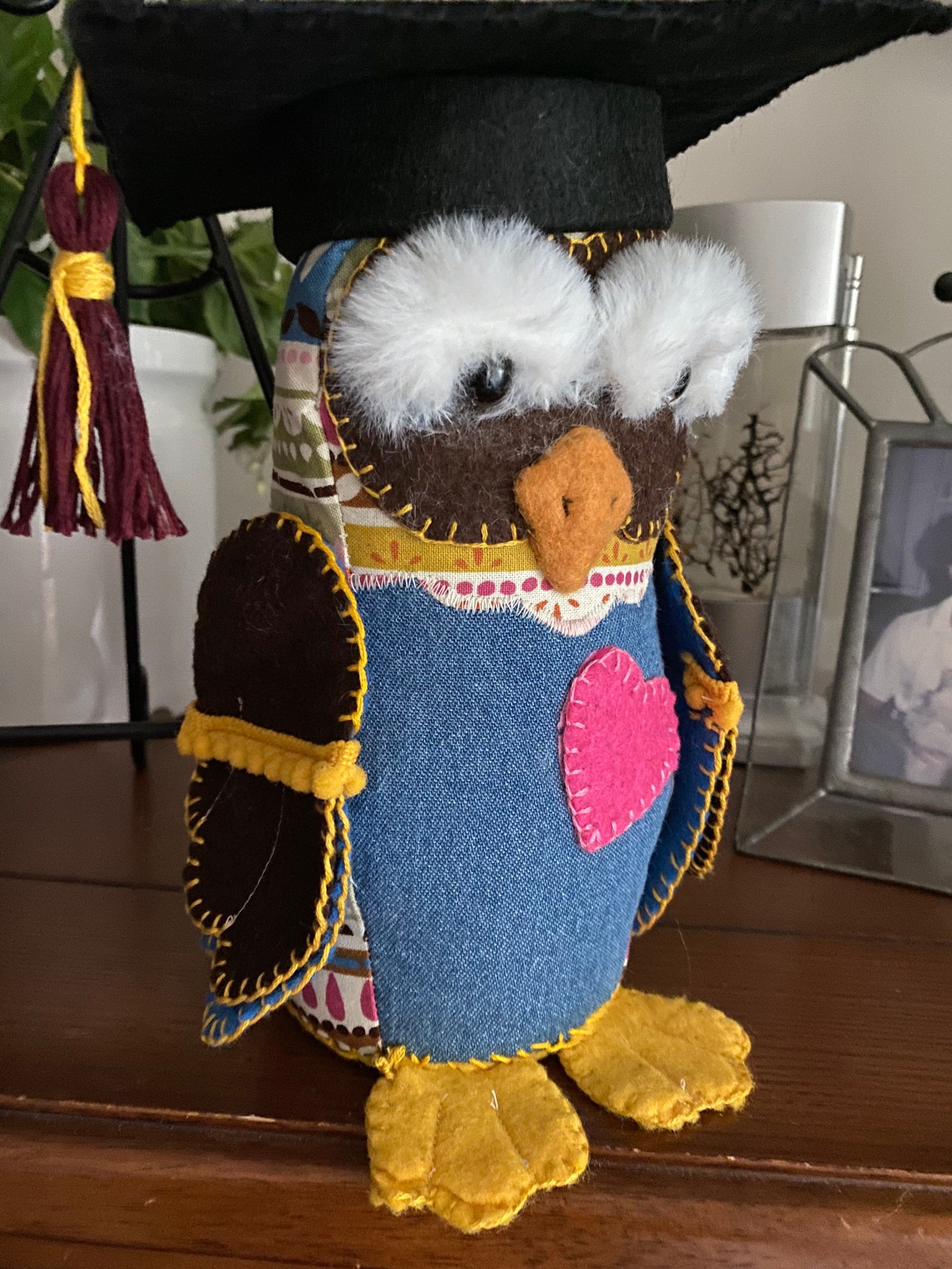 Owl Shelf Sitter Graduation Doll Gift Lisa Pay Design OOAK Free ...