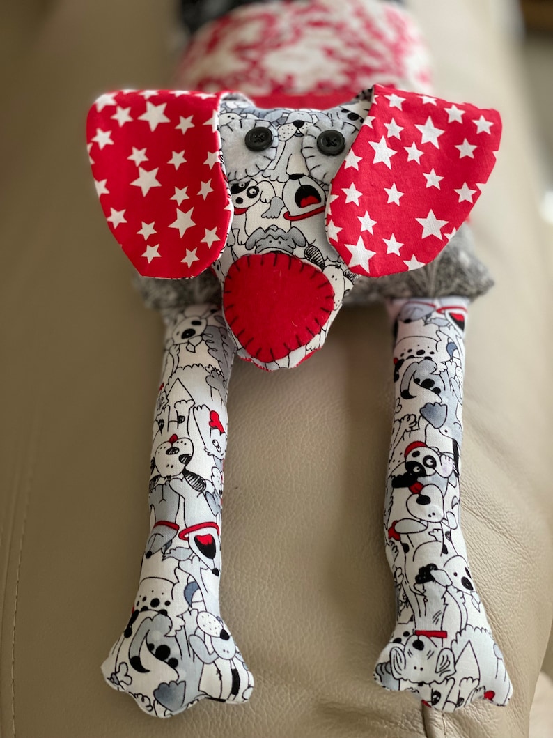 Patchwork Puppy Dog Doll OOAK Handmade Holiday Gift Free Shipping - Etsy