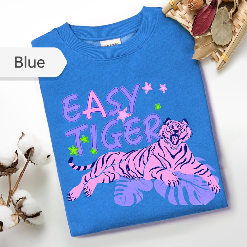 Exclusive Original Design Easy Tiger Summer Tshirt Beach Vibes Tee ...
