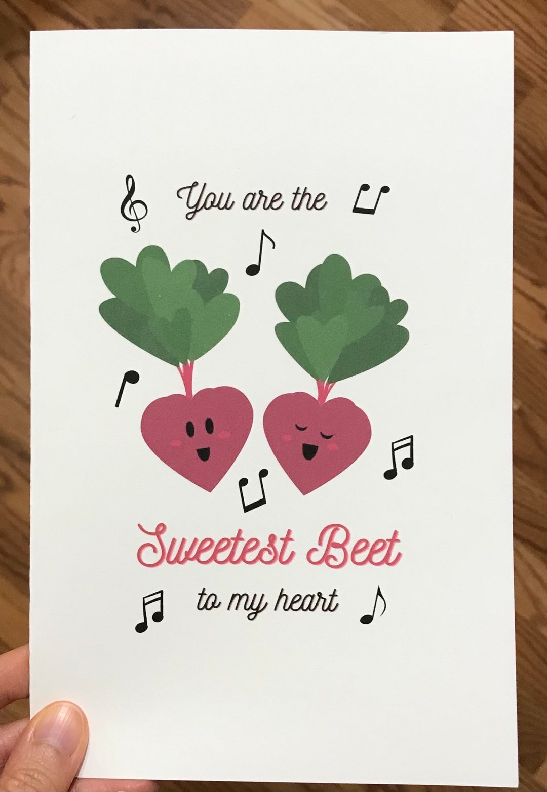 Love Youre Sweet Card Pun Beet Food Vegetable for Partner Significant ...