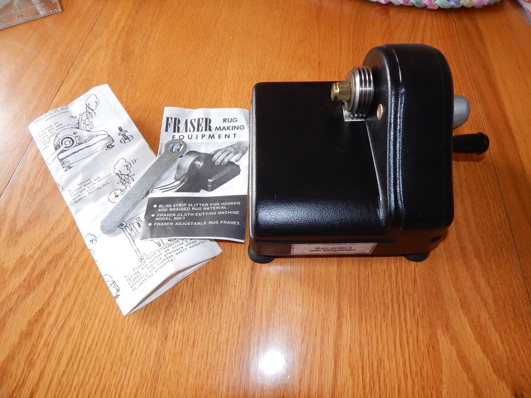 BLACK Harry M. Fraser BLISS Portable Strip Slitter for Primitive Rug ...
