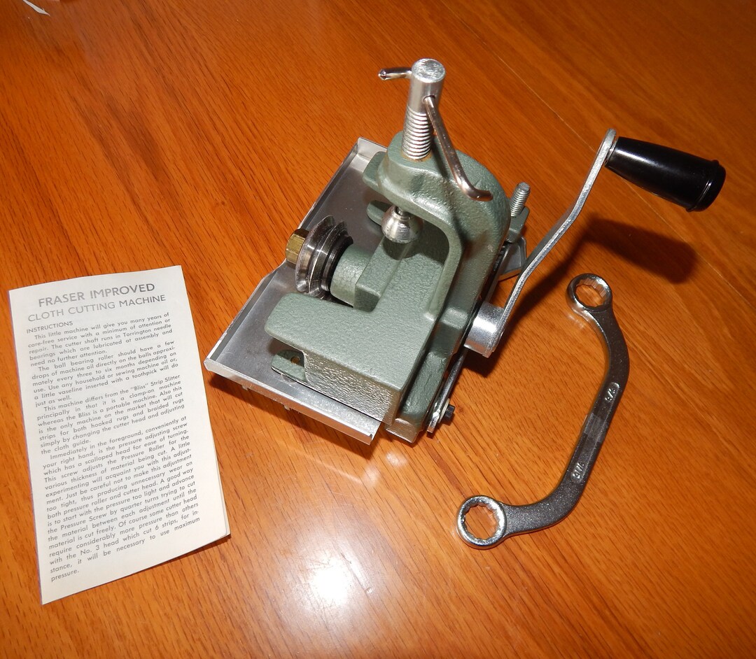 Harry M Fraser 500-1 WOOL Strip Cutter Slitter for Primitive Rug ...