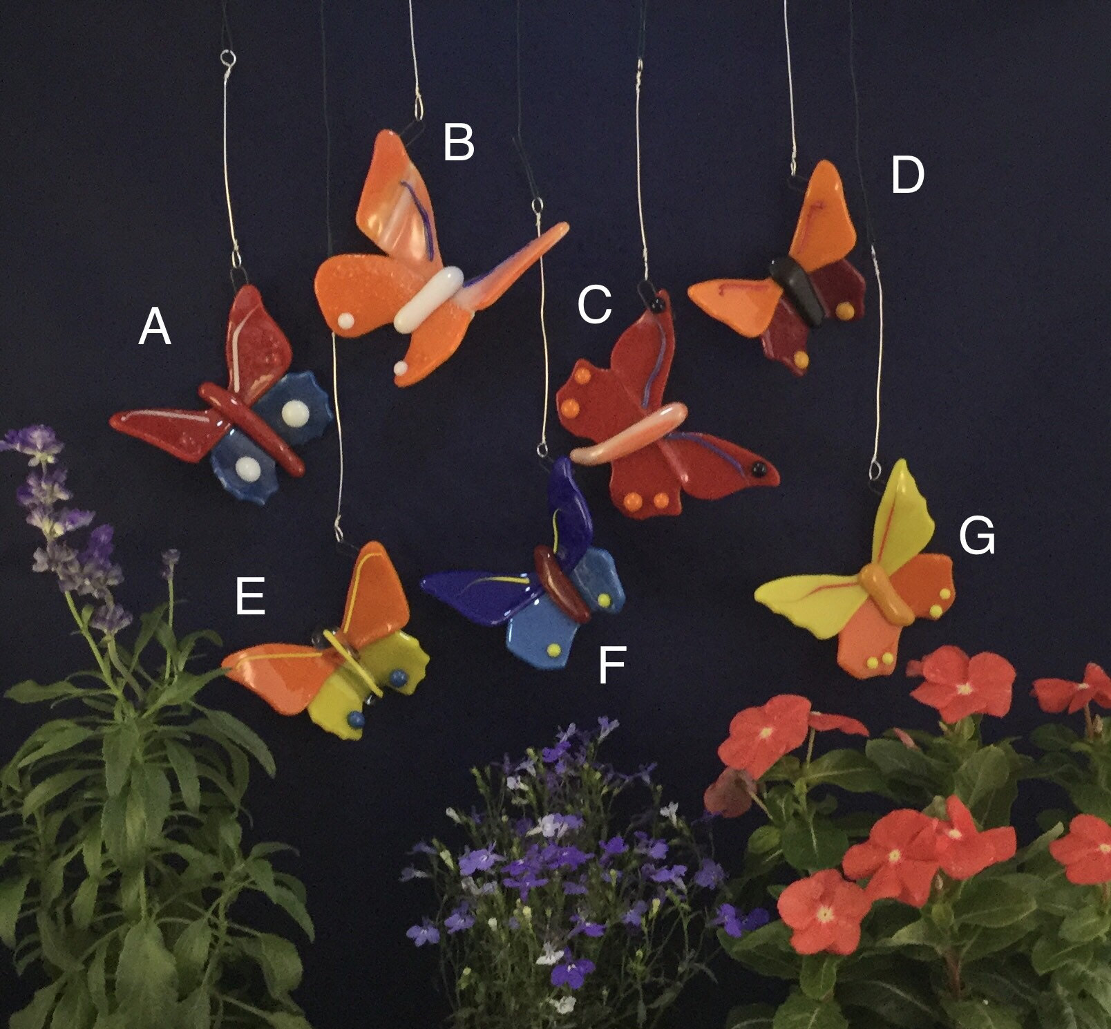 Vibrantly Colored Fused Glass Butterfly 34 - Etsy