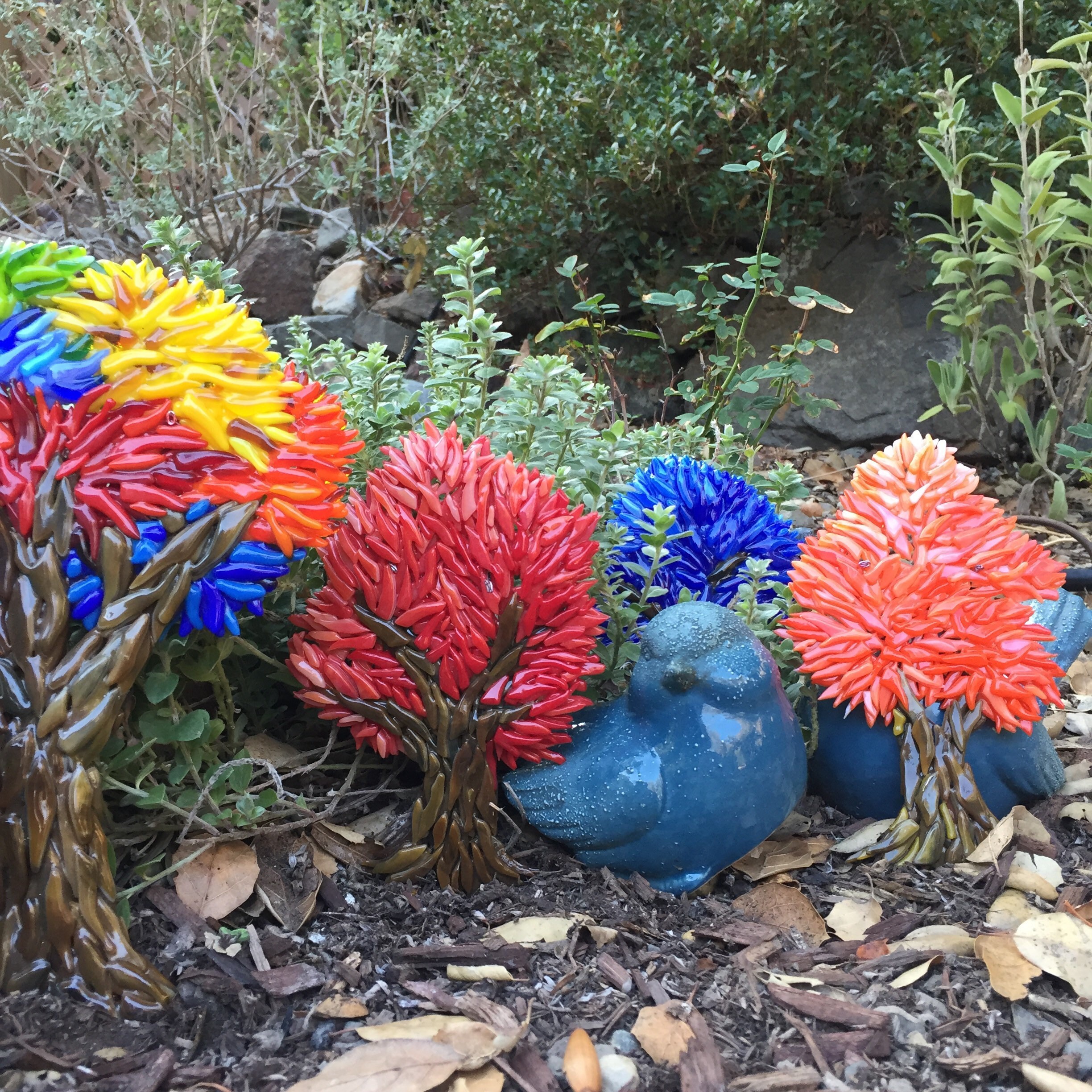 Red Oak Tree 6.5x4 Fused Glass Wall Art or Window Hanging - Etsy