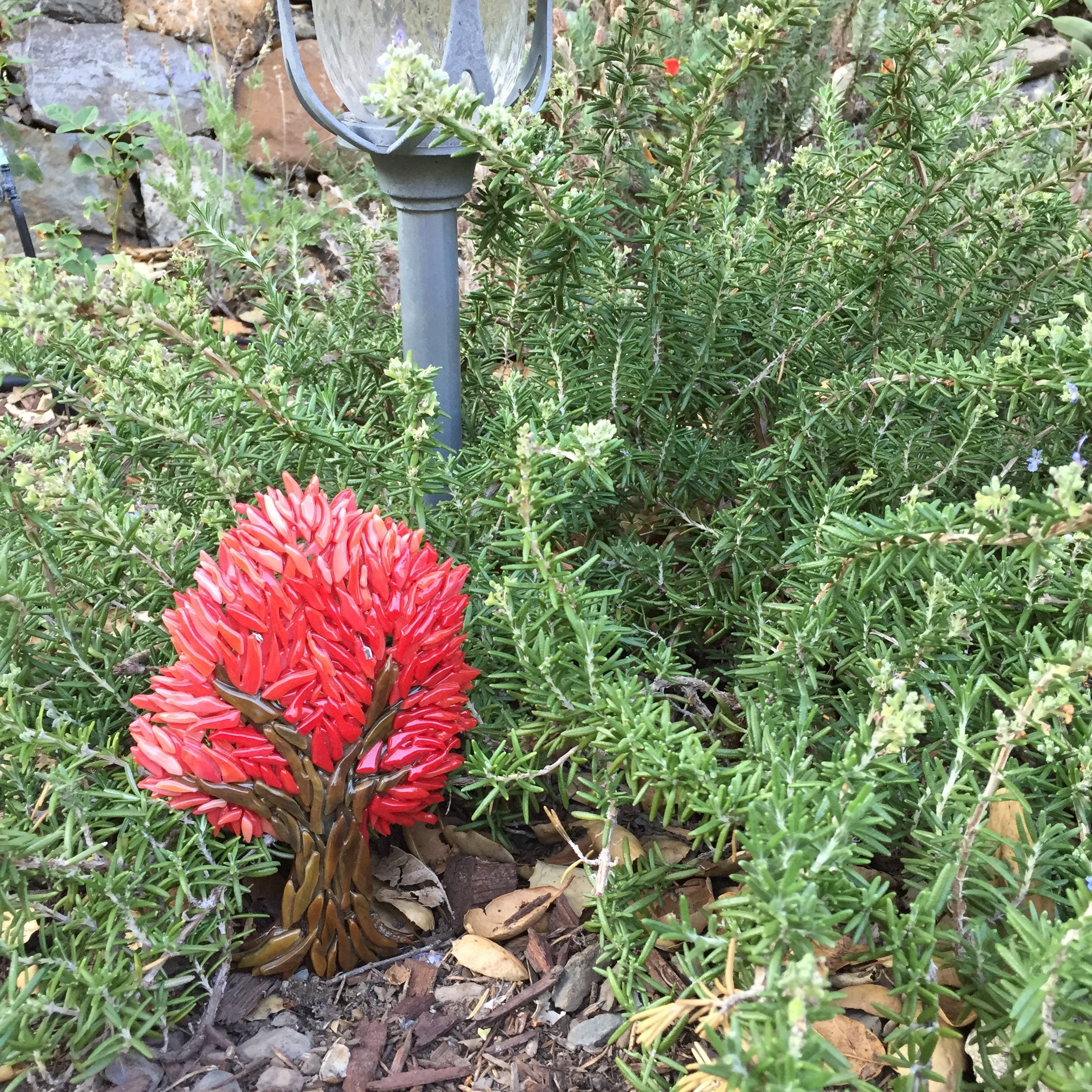 Red Oak Tree 6.5x4 Fused Glass Wall Art or Window Hanging - Etsy