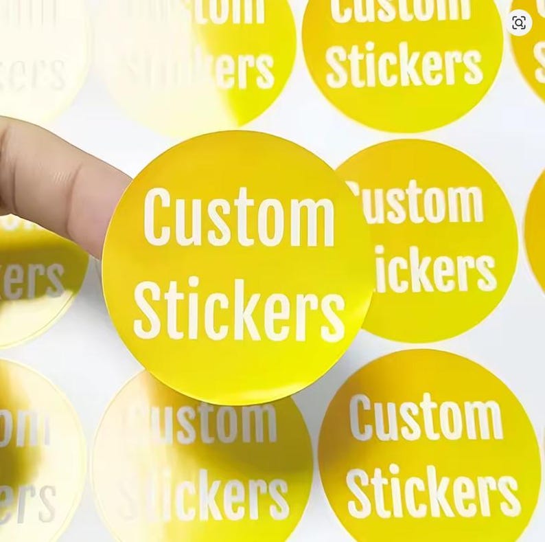 Custom Logo Vinyl Stickers, Personalized Business Packaging Labels ...