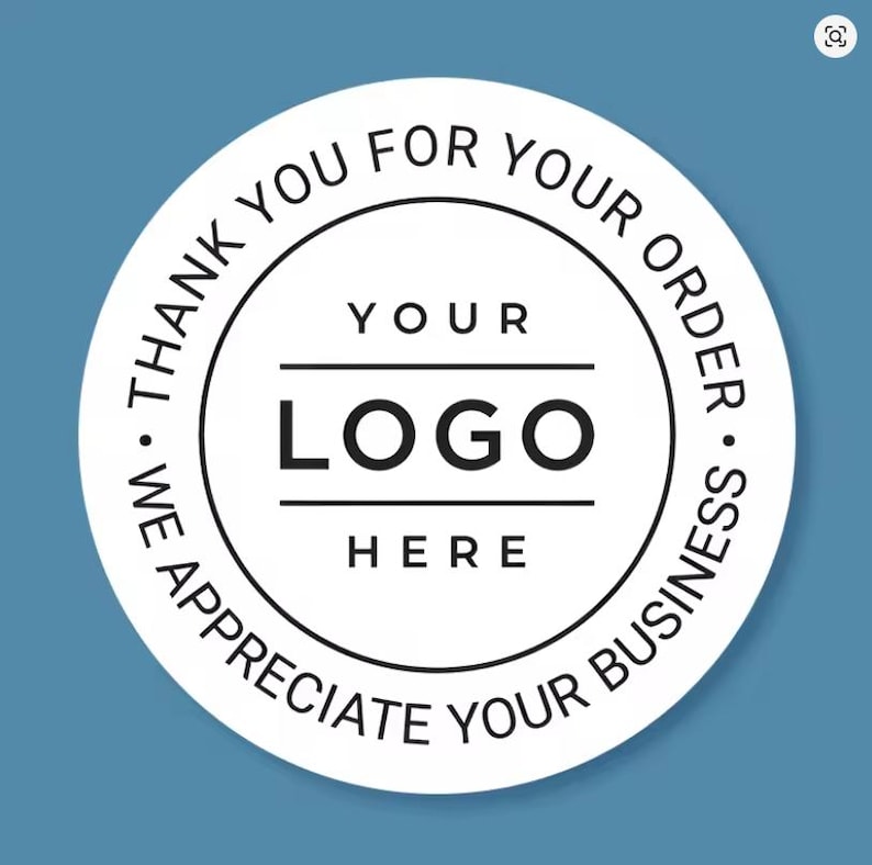 Custom Logo Vinyl Stickers, Personalized Business Packaging Labels ...